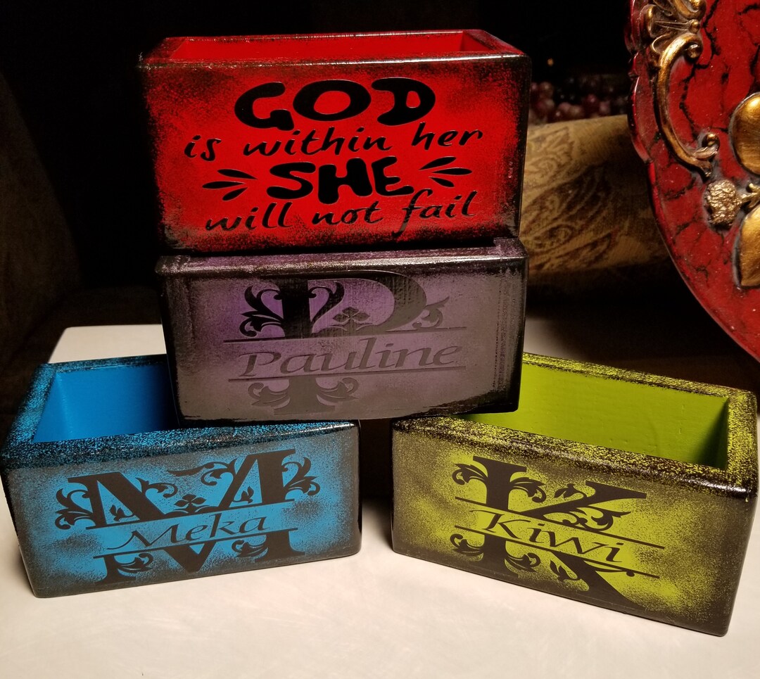 Wooden Personalized Gift Box Small, Decorative Small Wooden Gift Box ...