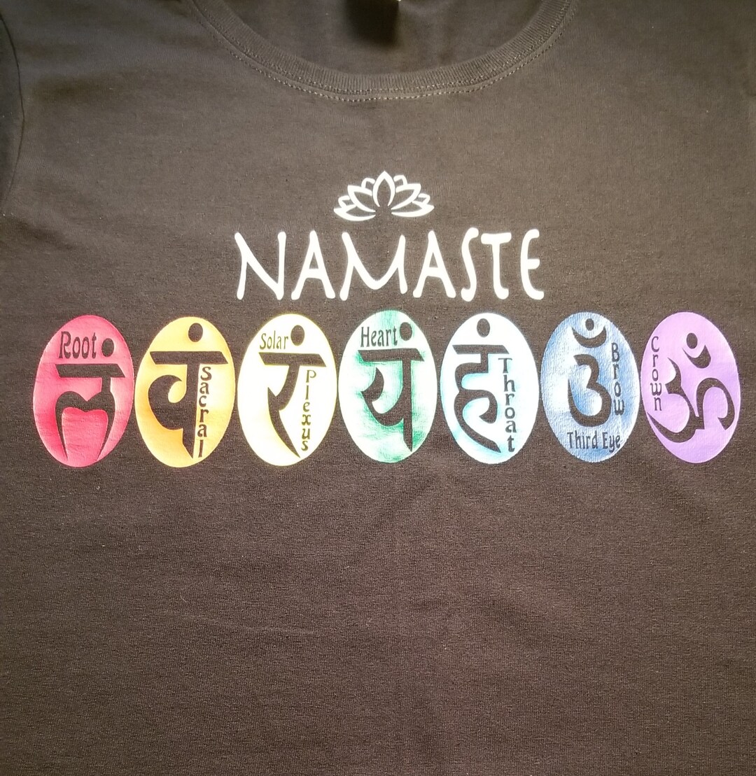 Chakra T-shirts, Chakras, Meditation, Yoga, Yoga T-shirts - Etsy