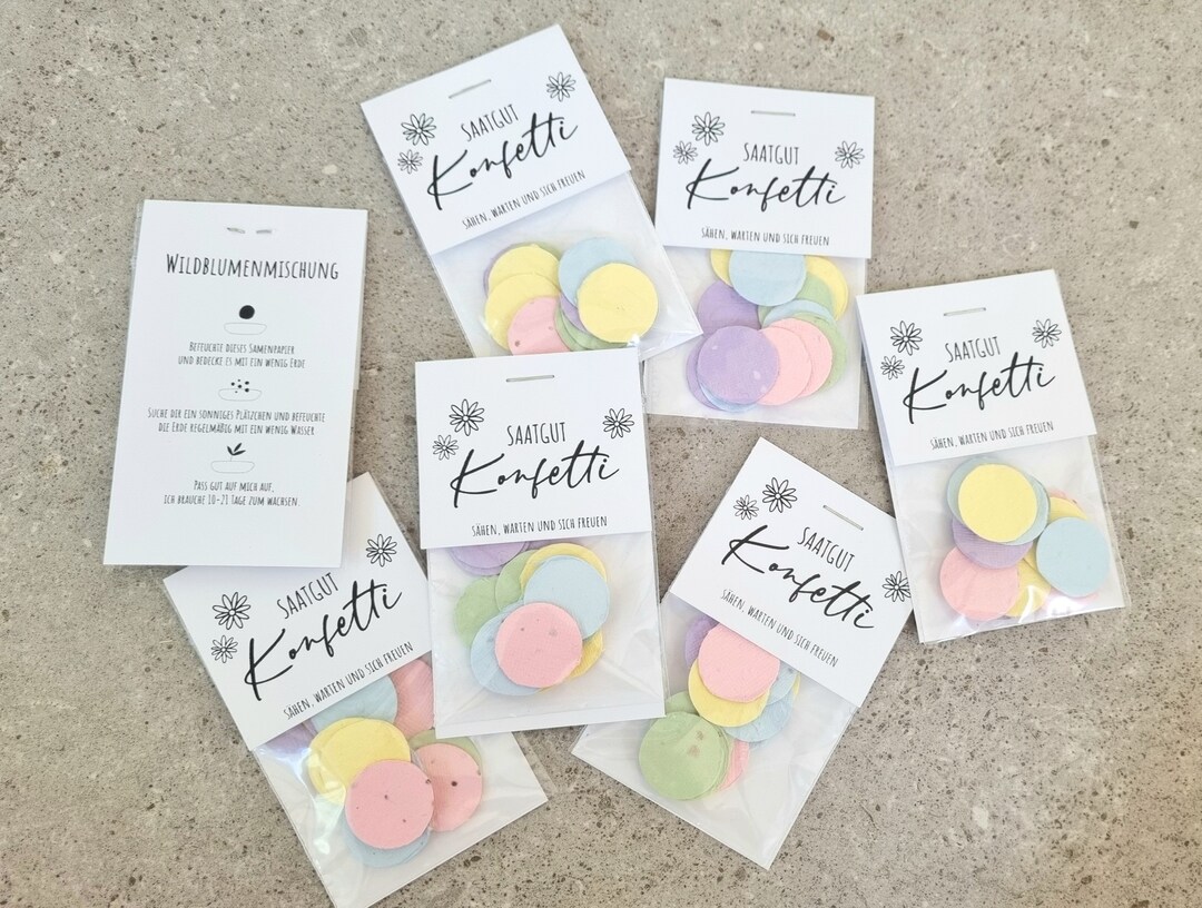 10x Seed Confetti - Etsy