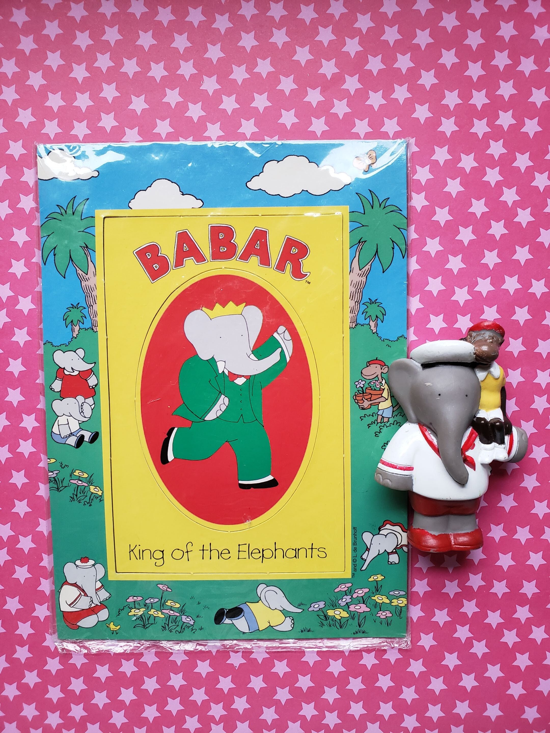 Vintage Babar Magnetic Frame plus Brunhoff Babar Sailor | Etsy