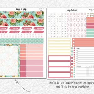 PRINTABLE Compact Vertical Sticker Kit Printable Sticker Kit - Etsy