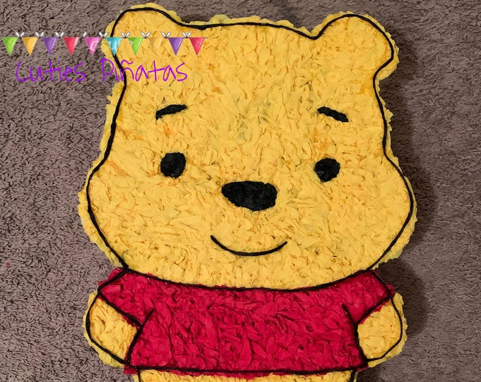 Winnie the Pooh Inspired Piñata, Winnie the Pooh Party Supplies, Winnie ...
