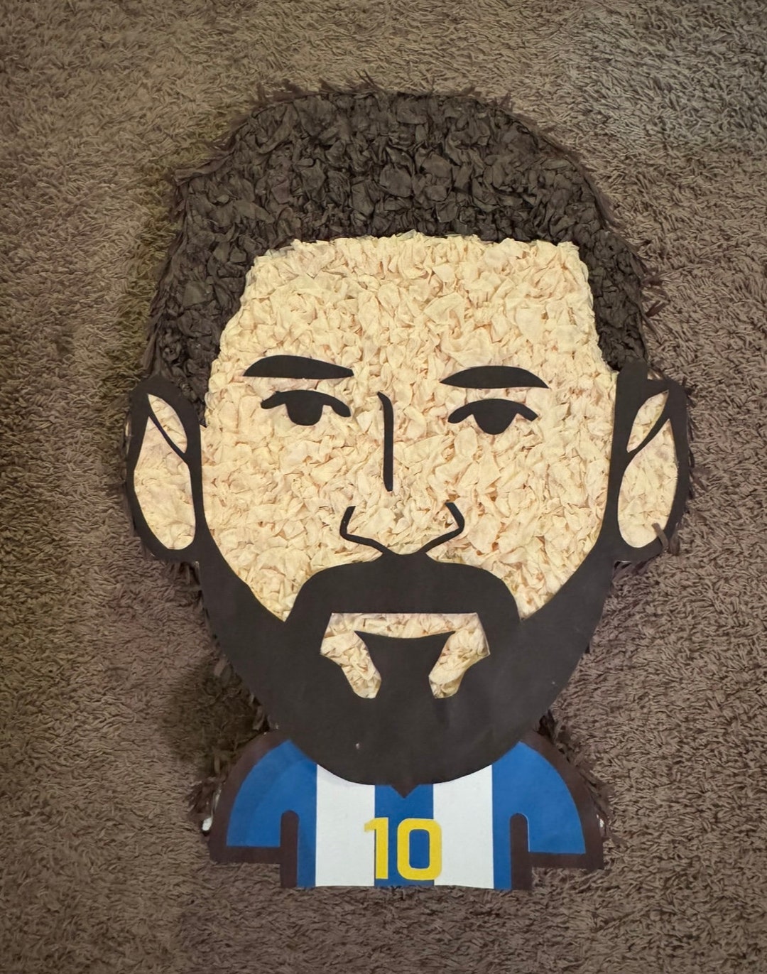 Soccer Player Piñata, Messi Birthday Party. - Etsy