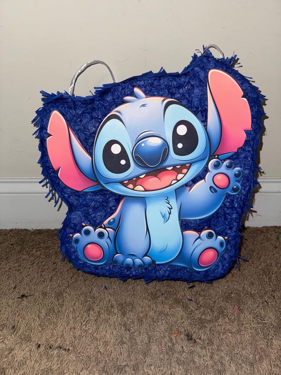 Stitch Party Bags Buy Stitch Pinata. Inspired. Lilo And Stitch Birthday ...