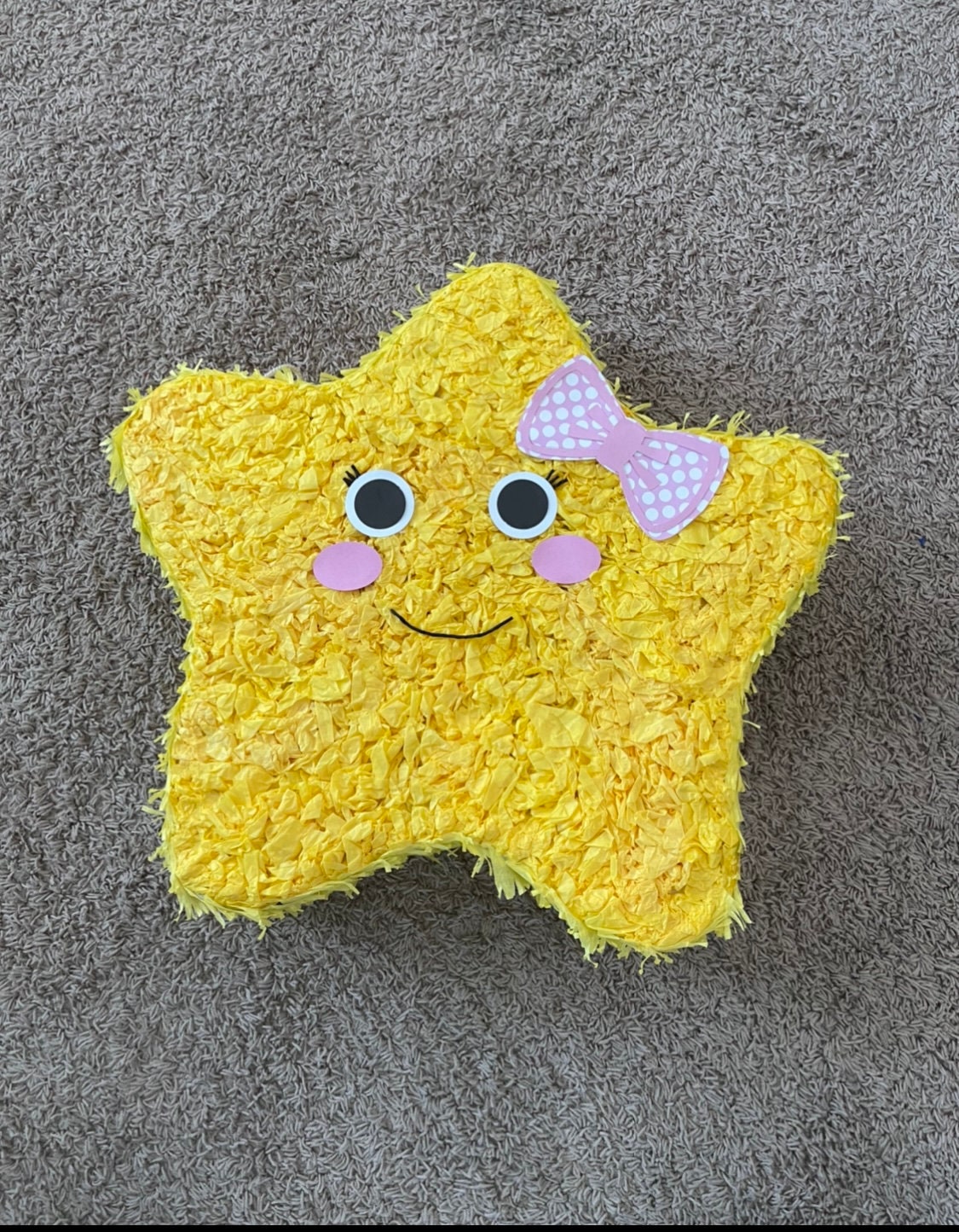 Custome Made Twinkle Little Star With Pink Bow Pinata | Etsy