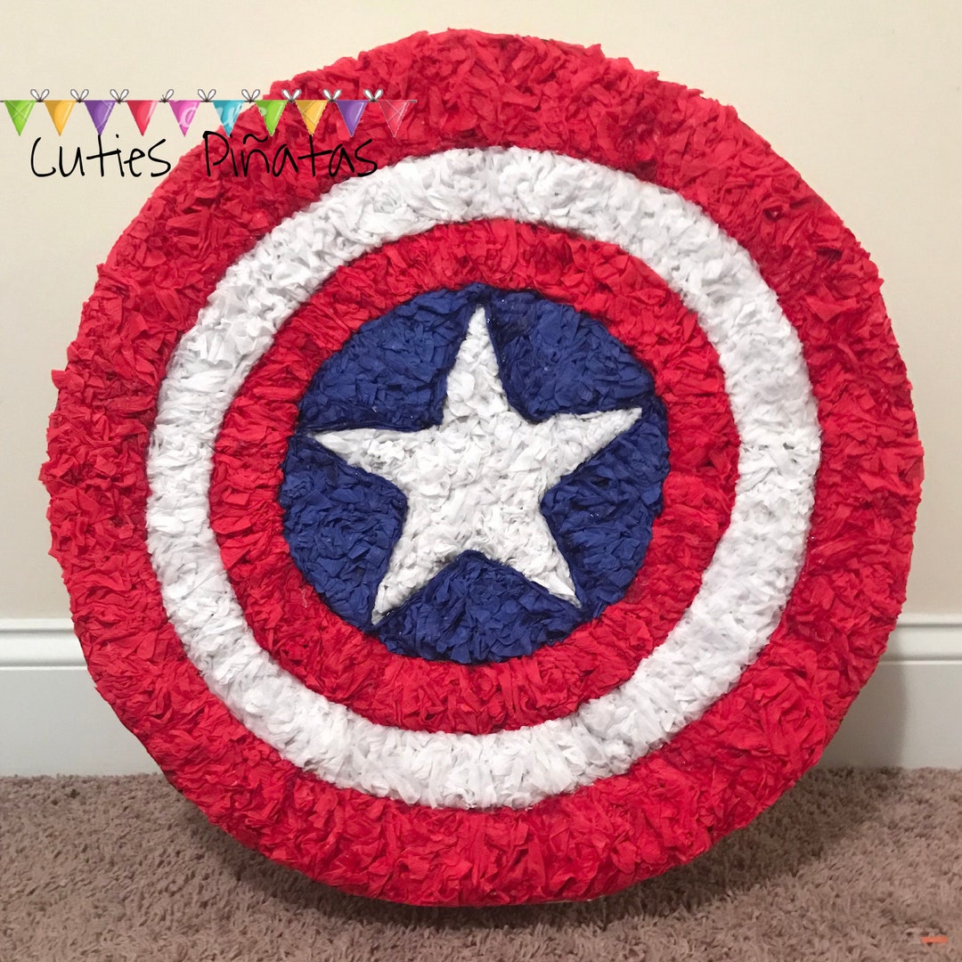 Captain America Shield Pinata, Captain America Party Supplies, Captain ...