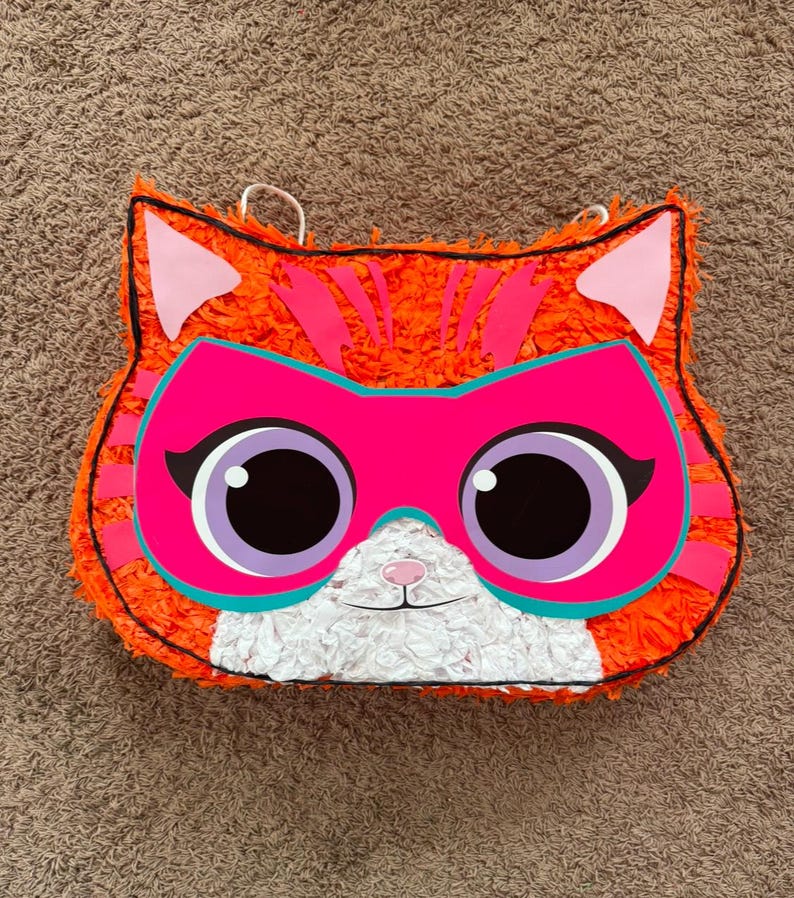 Super Kitties Inspired Pinata (small Size) - Etsy
