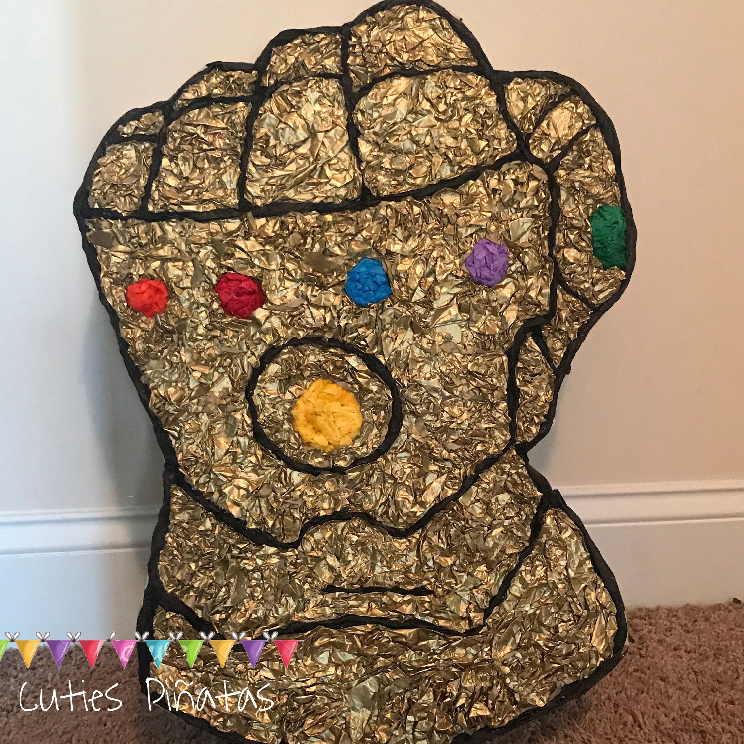 Thanos Gauntlet Pinata, Thanos Birthday Party, Avengers Theme Party ...
