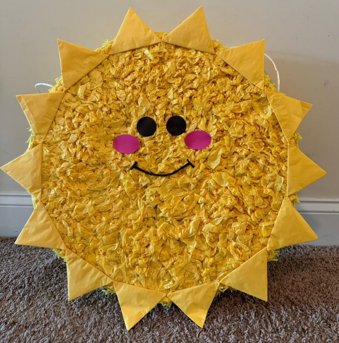 Sun Pinata, Gender Reveal Pinata - Etsy