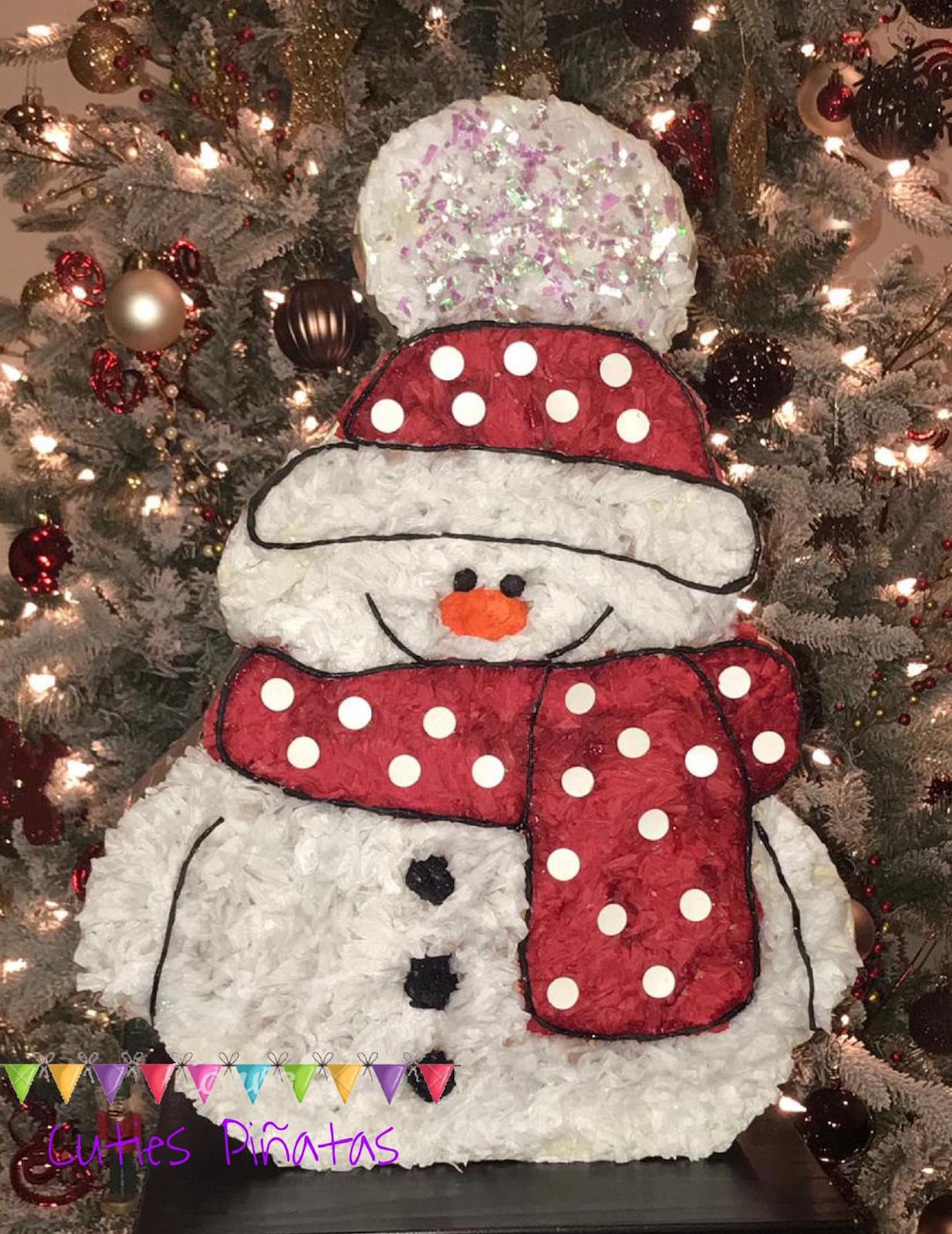 Christmas Snowman Pinata, Cristmas Party - Etsy