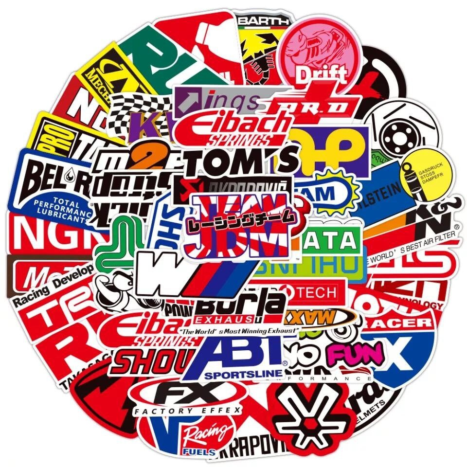 Graffiti JDM Racing Car Modification Stickers DIY Motorcycle - Etsy