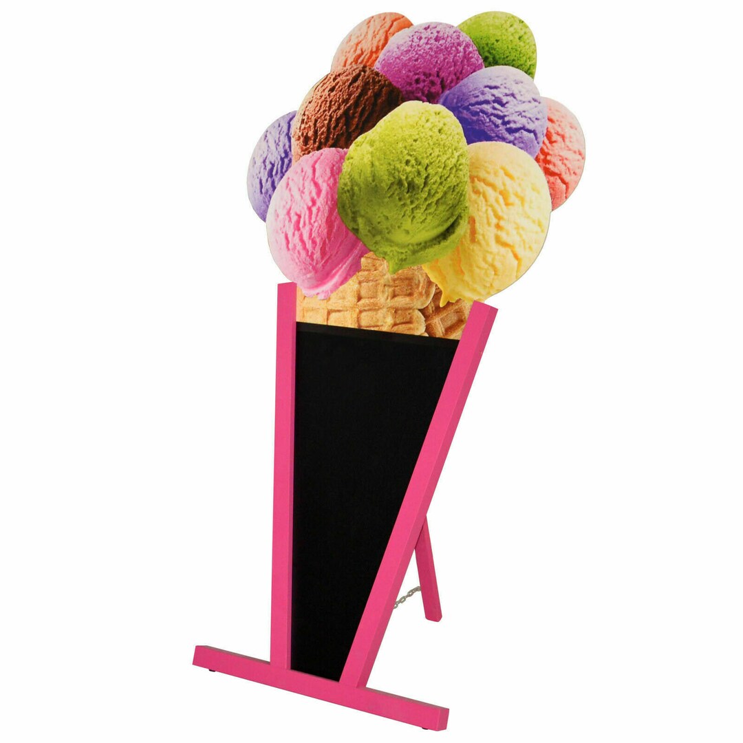 Display for Ice Cream Parlor Ice Cream Cone Look Pavement Sign - Etsy