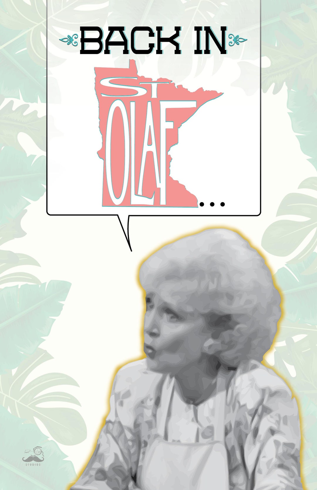 Back in St. Olaf Golden Girls Art Print - Etsy