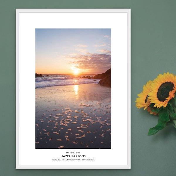 In Loving Memory Baby Loss Remembrance Sky Print Personalised Child ...