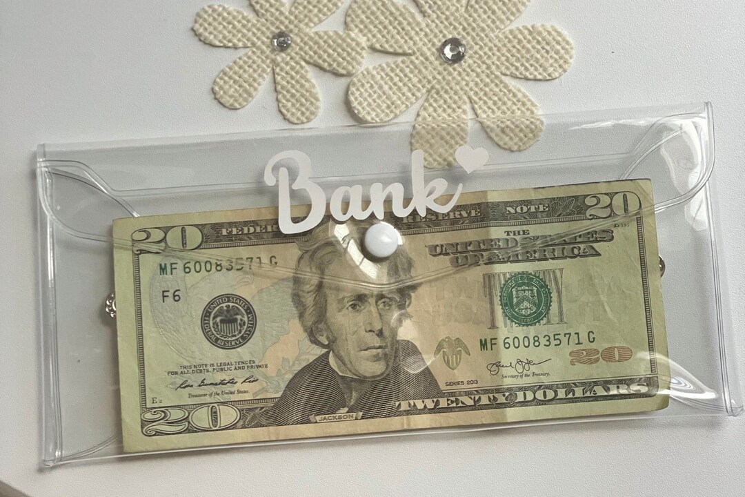 Transparent Snap Closure Cash Envelope Bank Envelope Budget System - Etsy