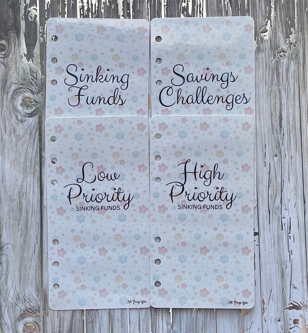 Digital Bundle Dashboards for A6 Binders - Etsy