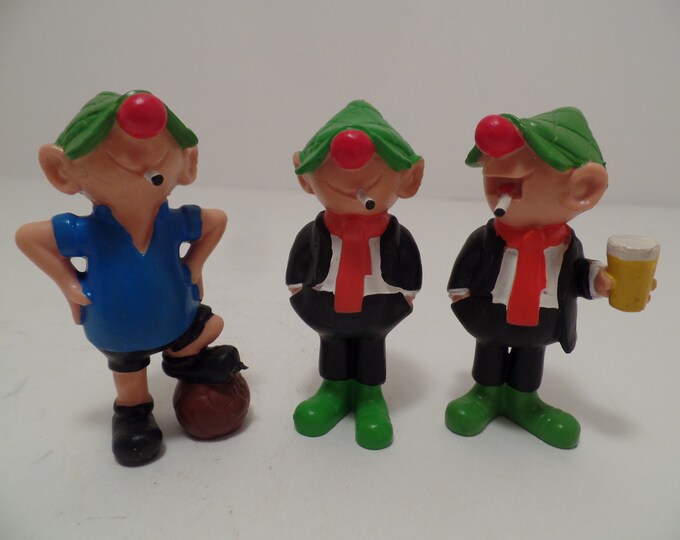 1970's RARE Andy Capp PVC Figure - Smoking Cigarette & Drinking Beer ...