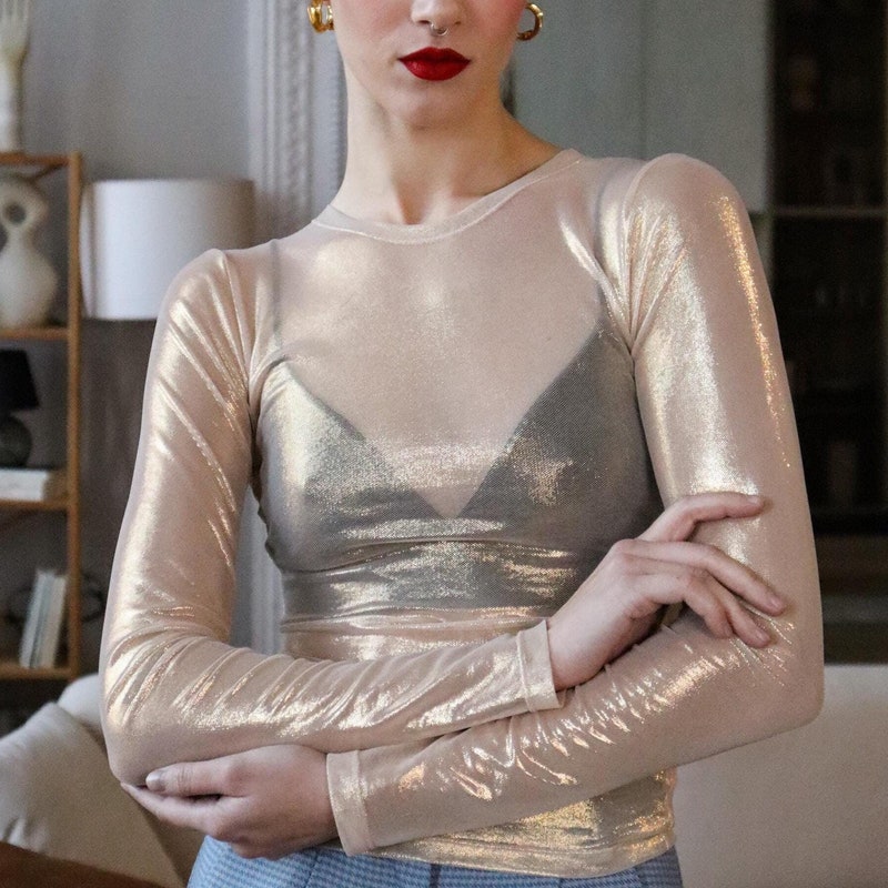 Transparent See Through Blouse - Etsy