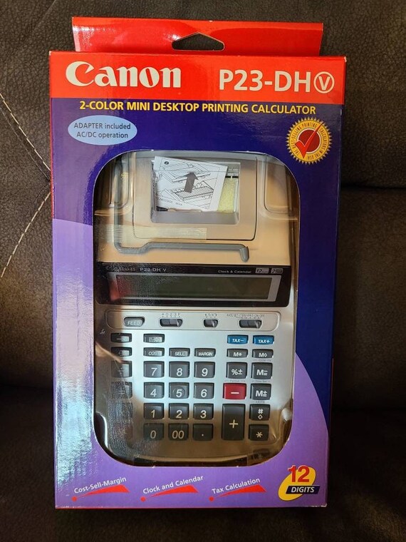 Scientific Calculators Canon® P23-DHV-3 Printing Calculator In White ...