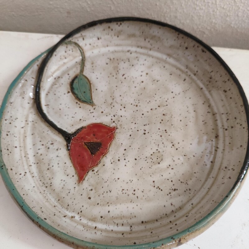 Teller roter rand - Etsy.de