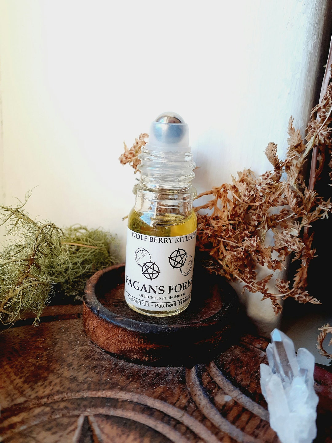 Pagans Forest Perfume Oil 5ml Roll on Oil Dark Patchouli Witchcraft Oil ...
