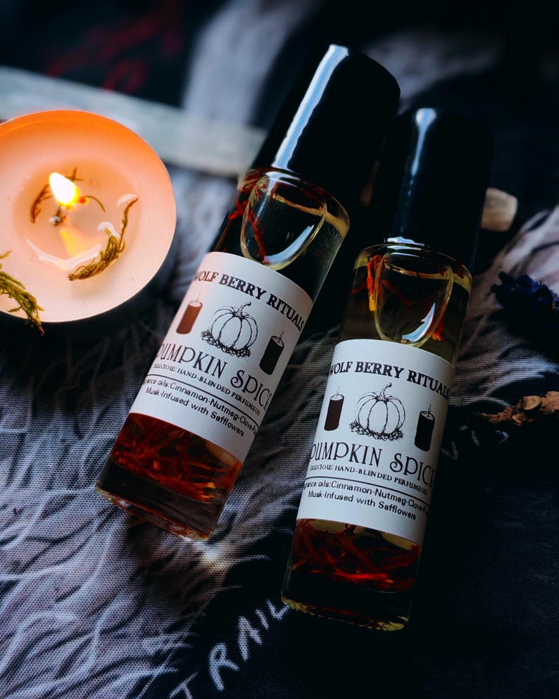 Pumpkin Spice Perfume Oil: Spicy and Dark Fragrance, Cosy Scents, Roll ...