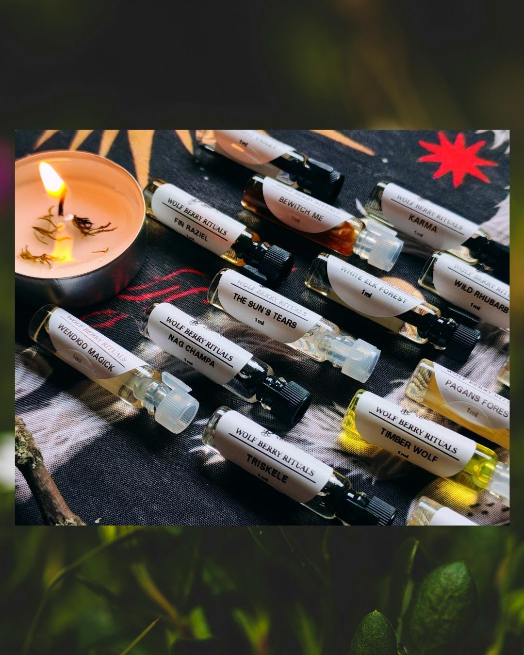 1ml Perfume Oil Samples: Witchy Fragrance Tester Vials, Strawberry and ...