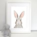 Rabbit Print - Bunny Print - Hare Print - Unframed Print - Bunny Decor ...