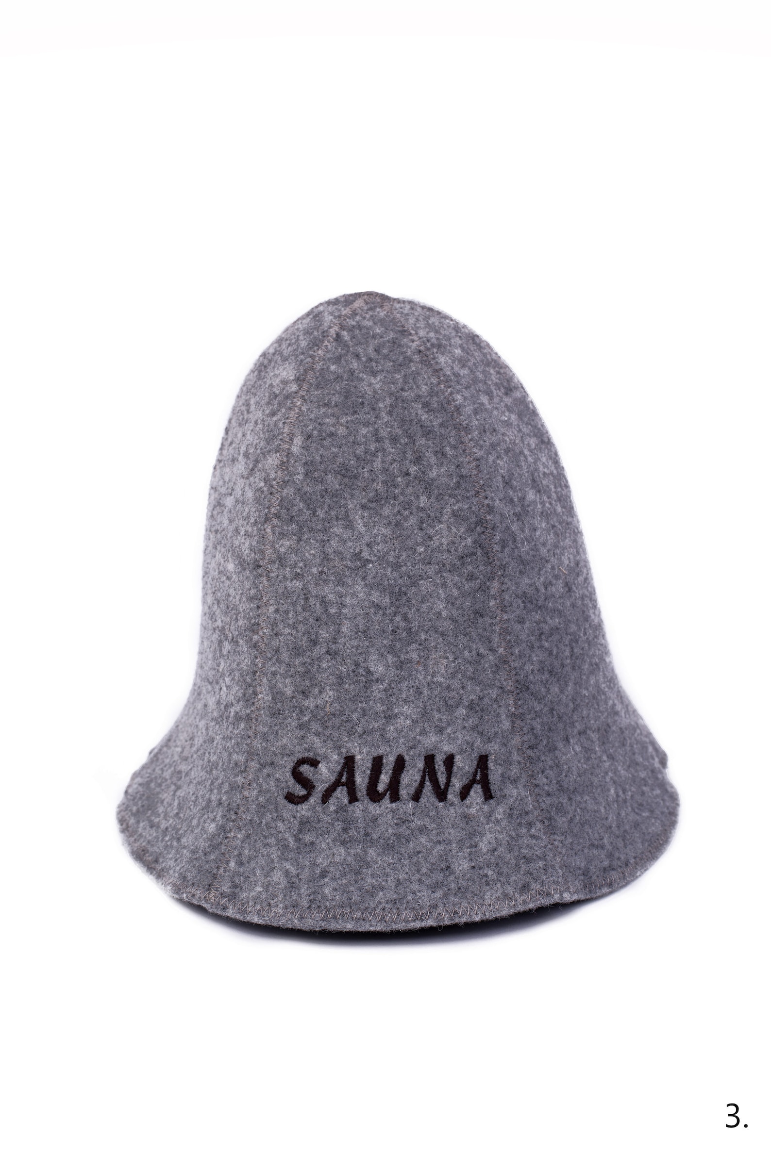 3 Styles Sauna Hat Natural Wool With Finely Embroidered Logo, Great ...