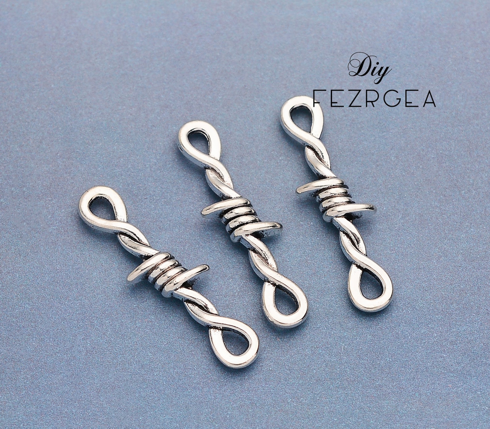 20pcs32x8mm Antique Silver Barbed Wire Charm. Rope Bondage - Etsy