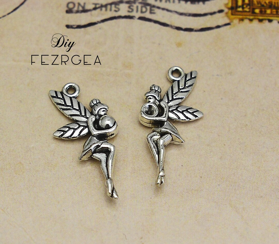 30PCS Antique Silver Fairy Charms. Fairy Pendants. CY3336 - Etsy
