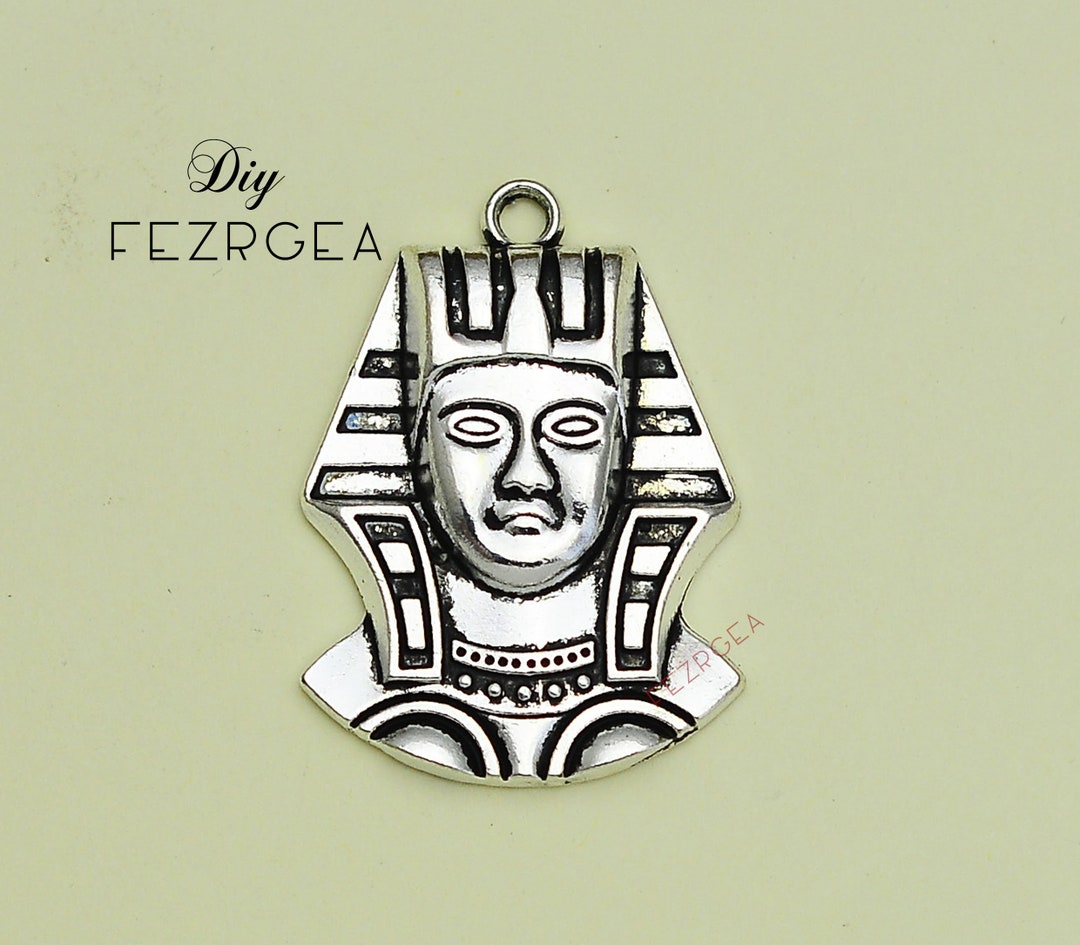 5pcs--37x26mm, Antique Silver Egyptian Mummy Charms.egyptian Pharaohs ...