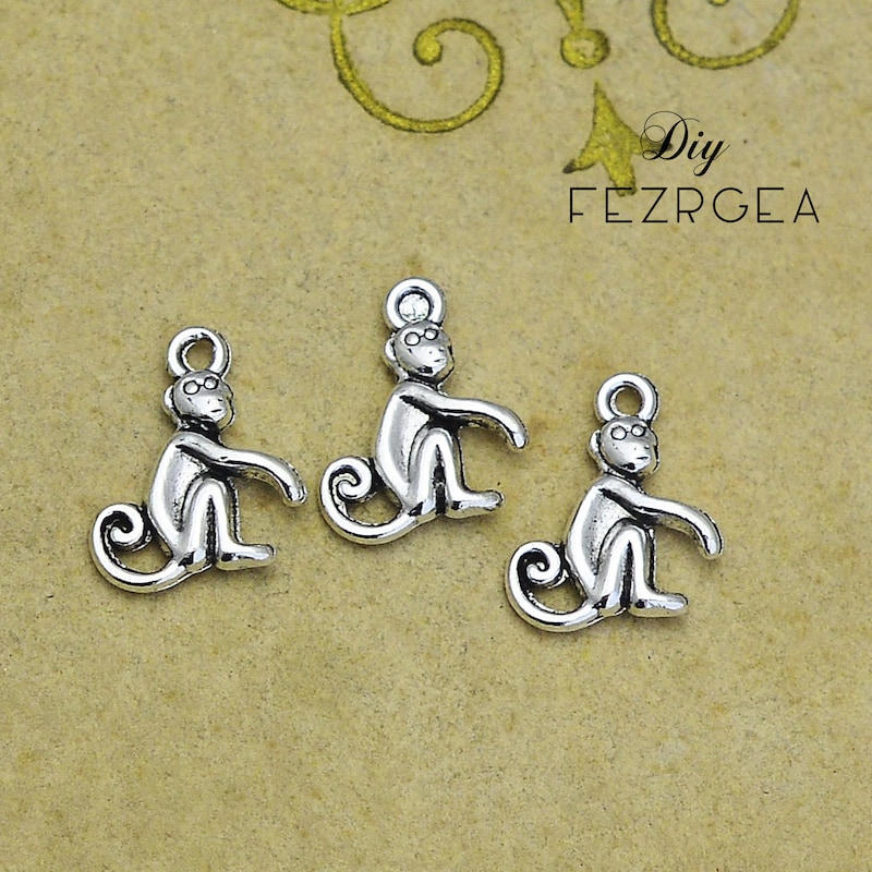 Monkey Charm - Etsy UK