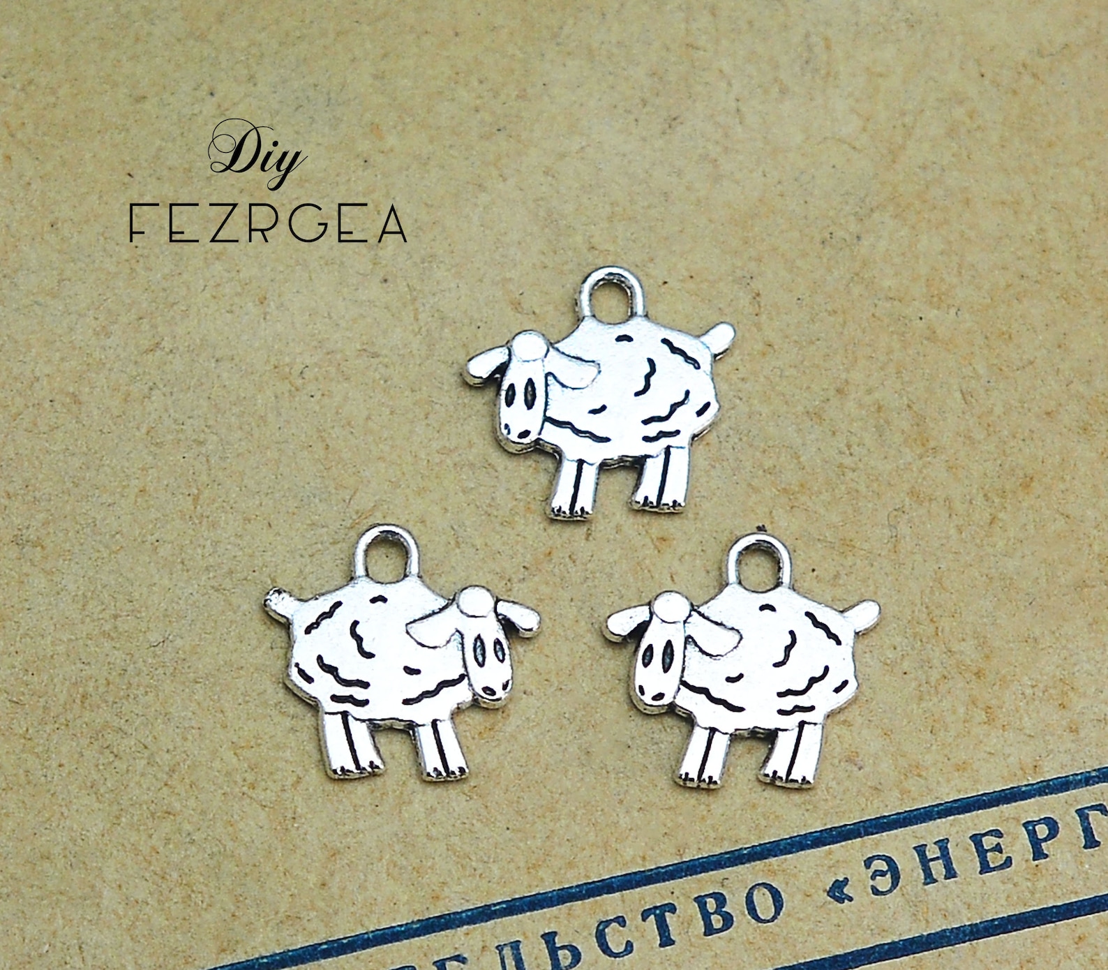 30PCS Antique Sheep Charms.2 Sides Jumbuck Charm Animal - Etsy