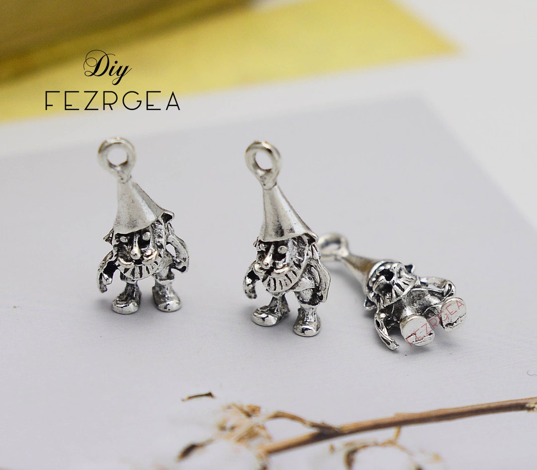 20pcs--11x24mm, Antique Silver Little Man Charms . Dwarf Pendants. - Etsy