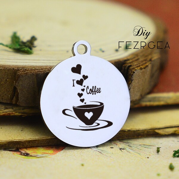 Coffee Charm - Etsy