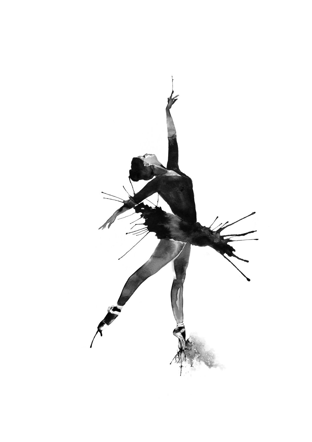 Ballet Dancer Art Print - Etsy