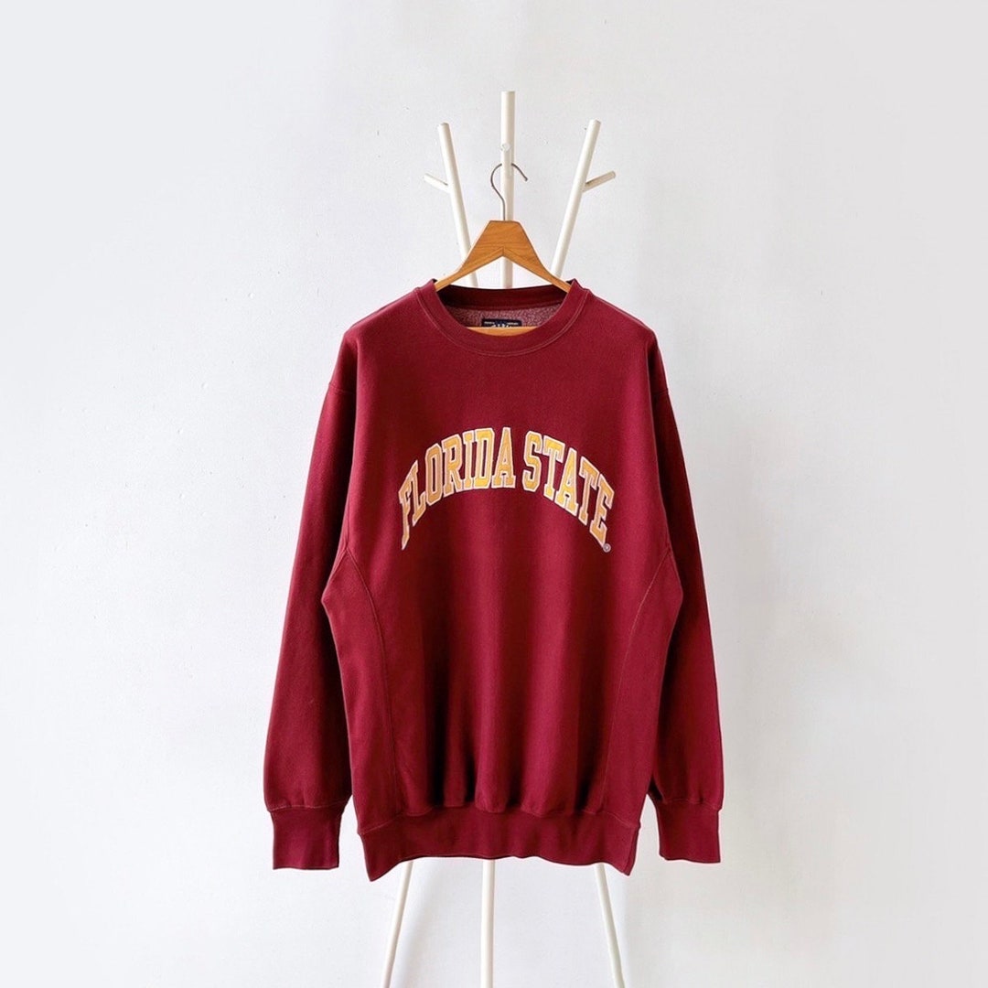 Vintage Florida State University FSU Seminoles Sweatshirt/ L - Etsy