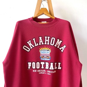 Vintage Oklahoma University OU Sooners Sweatshirt/ XL - Etsy