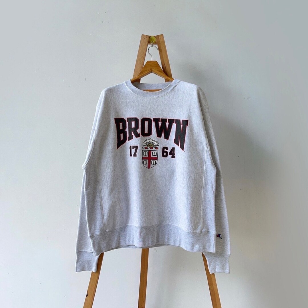 Vintage Brown University Athletic Sweatshirt/ L - Etsy