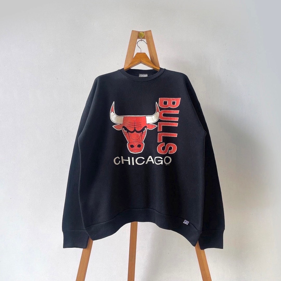 90s Chicago Bulls NBA Sweatshirt/ XL - Etsy