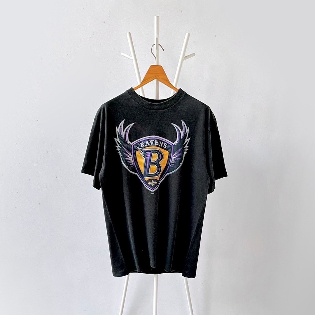 90s Baltimore Ravens NFL T-shirt/ L - Etsy