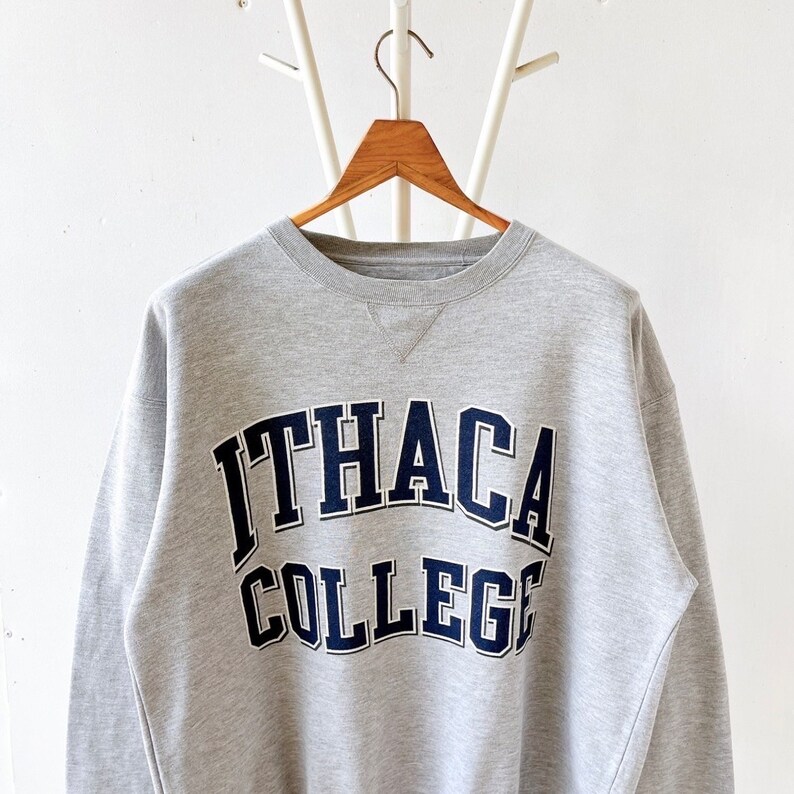 90s Ithaca College Crewneck Sweatshirt/ S - Etsy