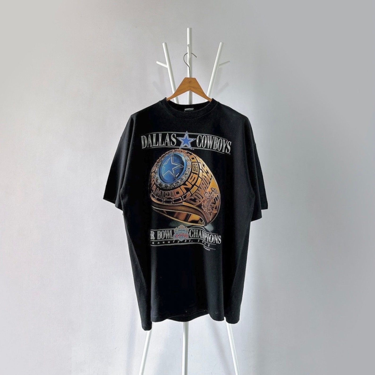 90s Dallas Cowboys NFL Championship Ring T-shirt/ XL - Etsy