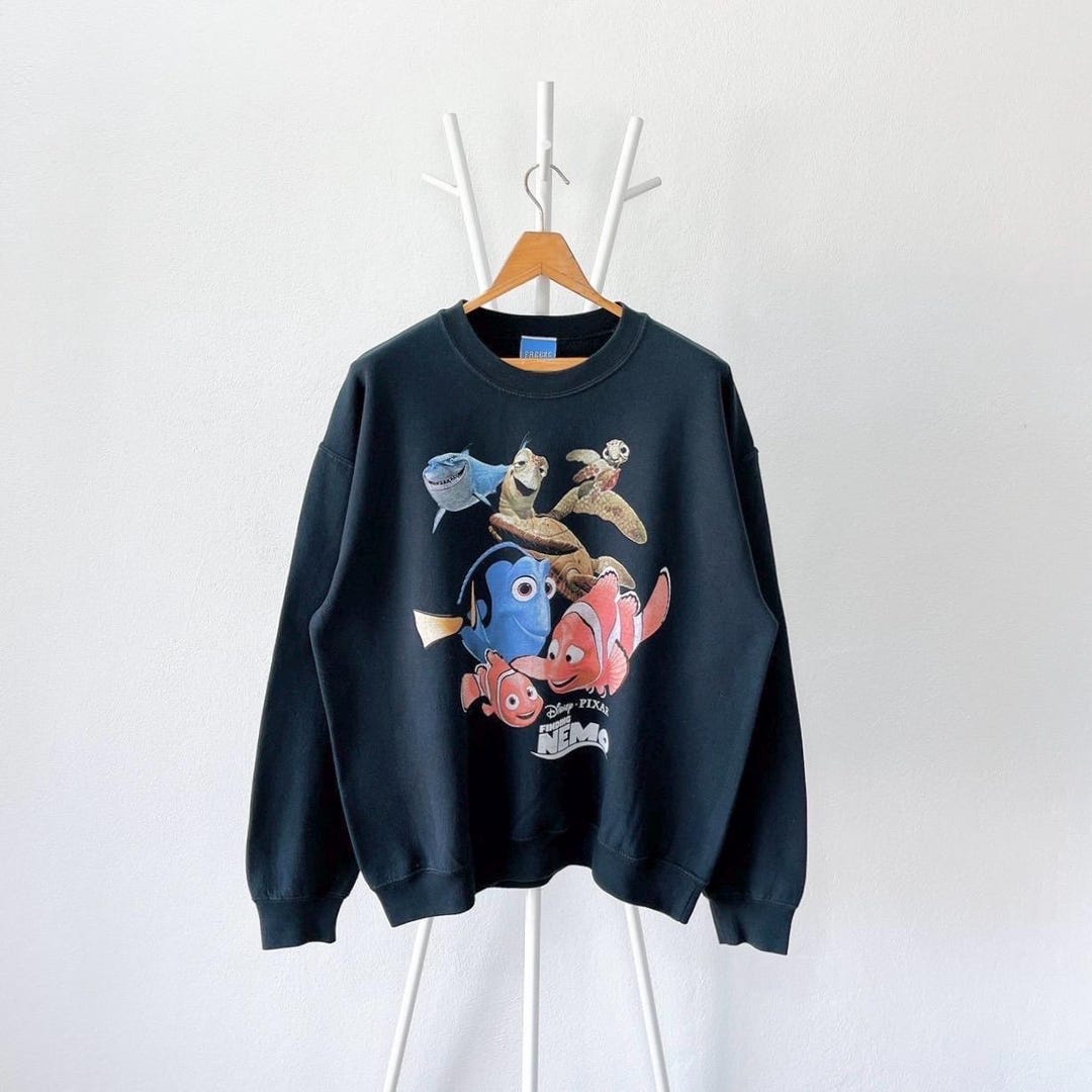 Vintage 00s Finding Nemo Disney Movie Sweatshirt/ L - Etsy