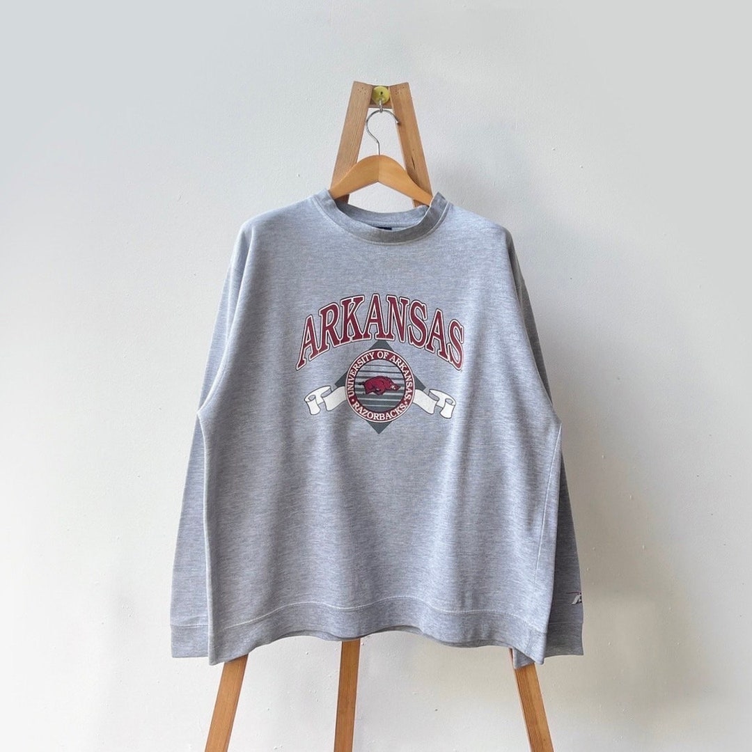 Vintage University of Arkansas Razorbacks Sweatshirt/ XL - Etsy