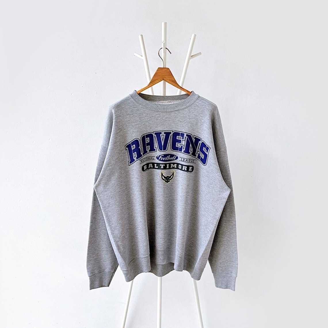 90s Baltimore Ravens NFL Sweatshirt/ XL - Etsy