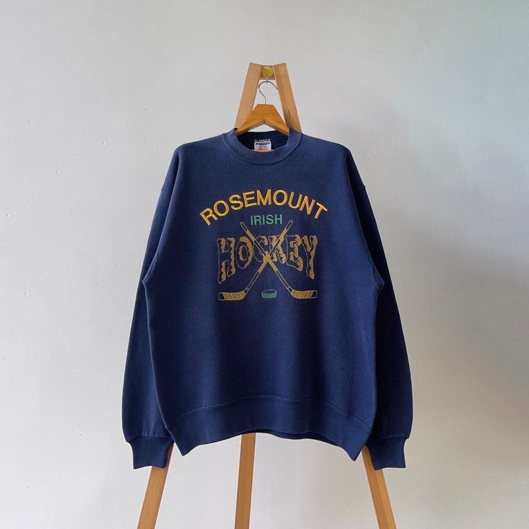 90s Rosemount Irish Hockey Athletic Sweatshirt/ L - Etsy