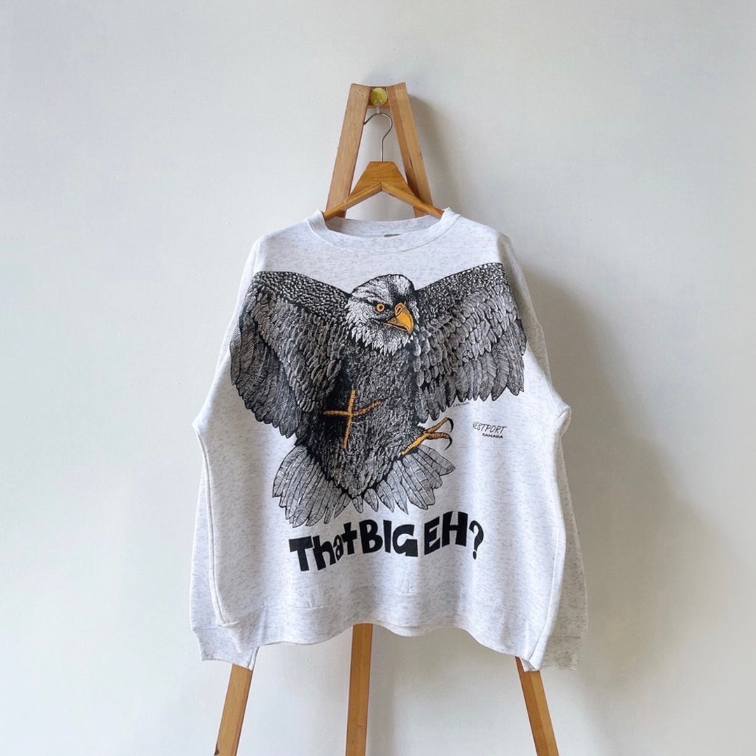 That Big Ah 90s Eagle Westsport Canada Sweatshirt/ XL - Etsy