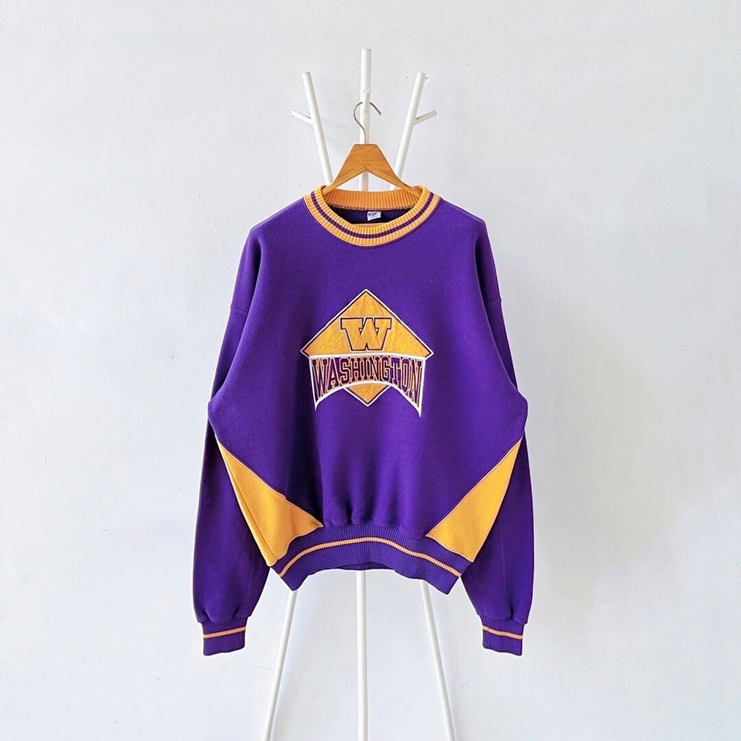90s University of Washington Huskies Sweatshirt/ XL - Etsy